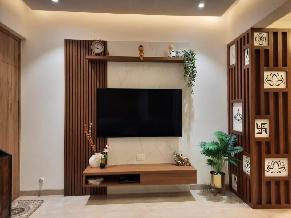 Drawing Room Tv Space - moducasainteriors.com
